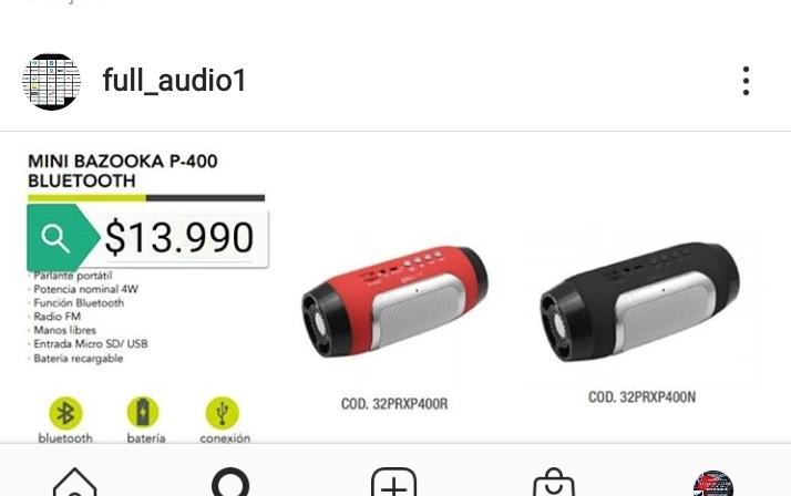 Mini Bazooka P-400 - $13.990 - Radios y Parlantes